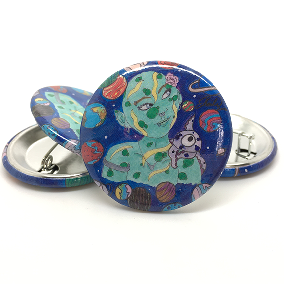 1.5" Custom Round Buttons with Pinbacks | 1.5 Inch Button Maker