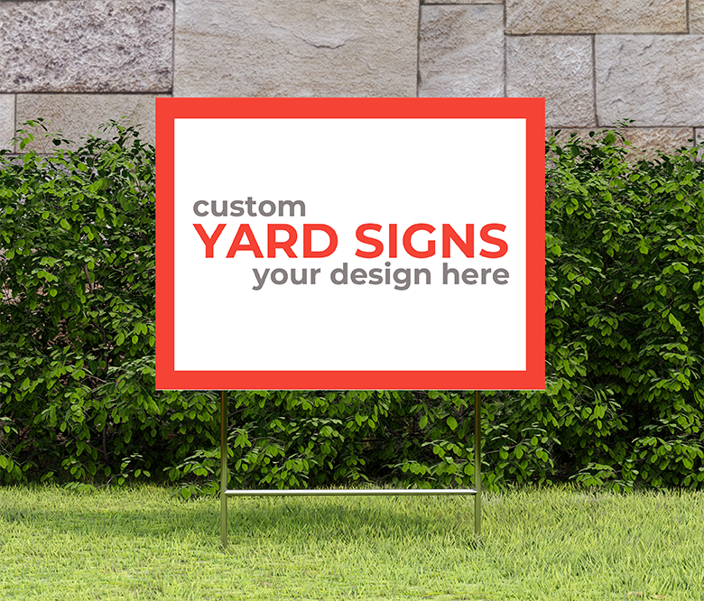 36" x 24" Coro Yard Signs - Just Buttons